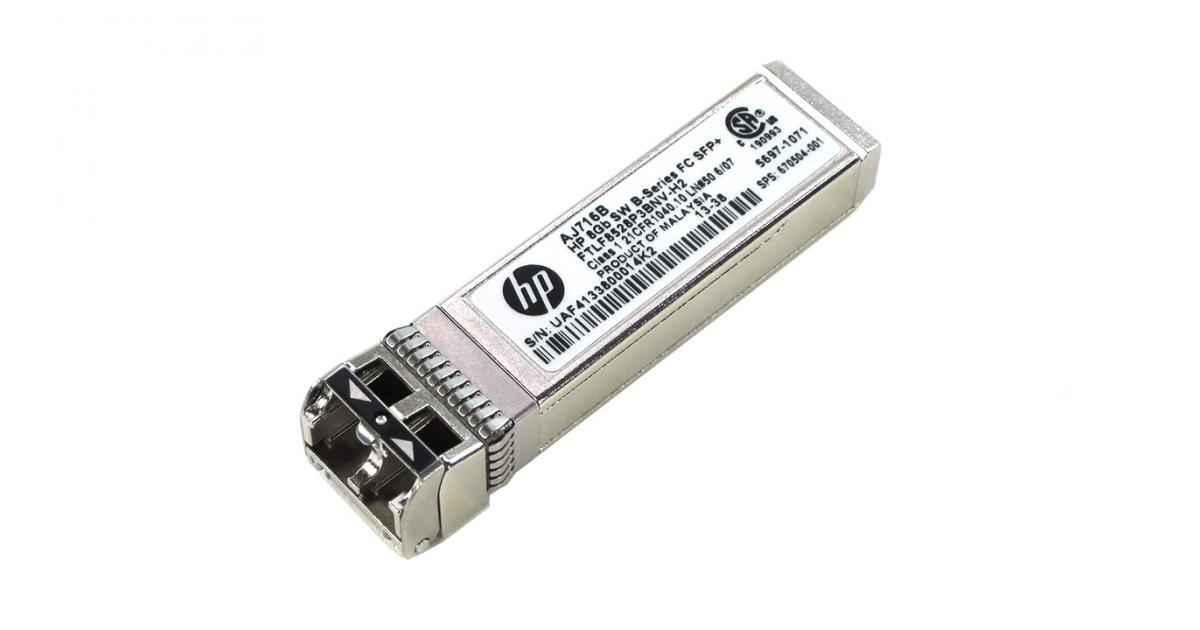 Transceiver HP FC 8Gb AJ716B SW B series SFP+ (PN 670504-001) - купить ...