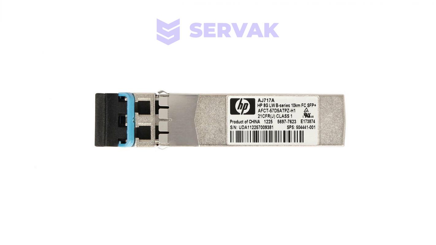 Трансівер HP FC 8Gb AJ717A LW 10KM FC GBIC SFP+ (PN 504441-001 ...